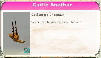 Coiffe Anathar - L'auréole de Wakfu